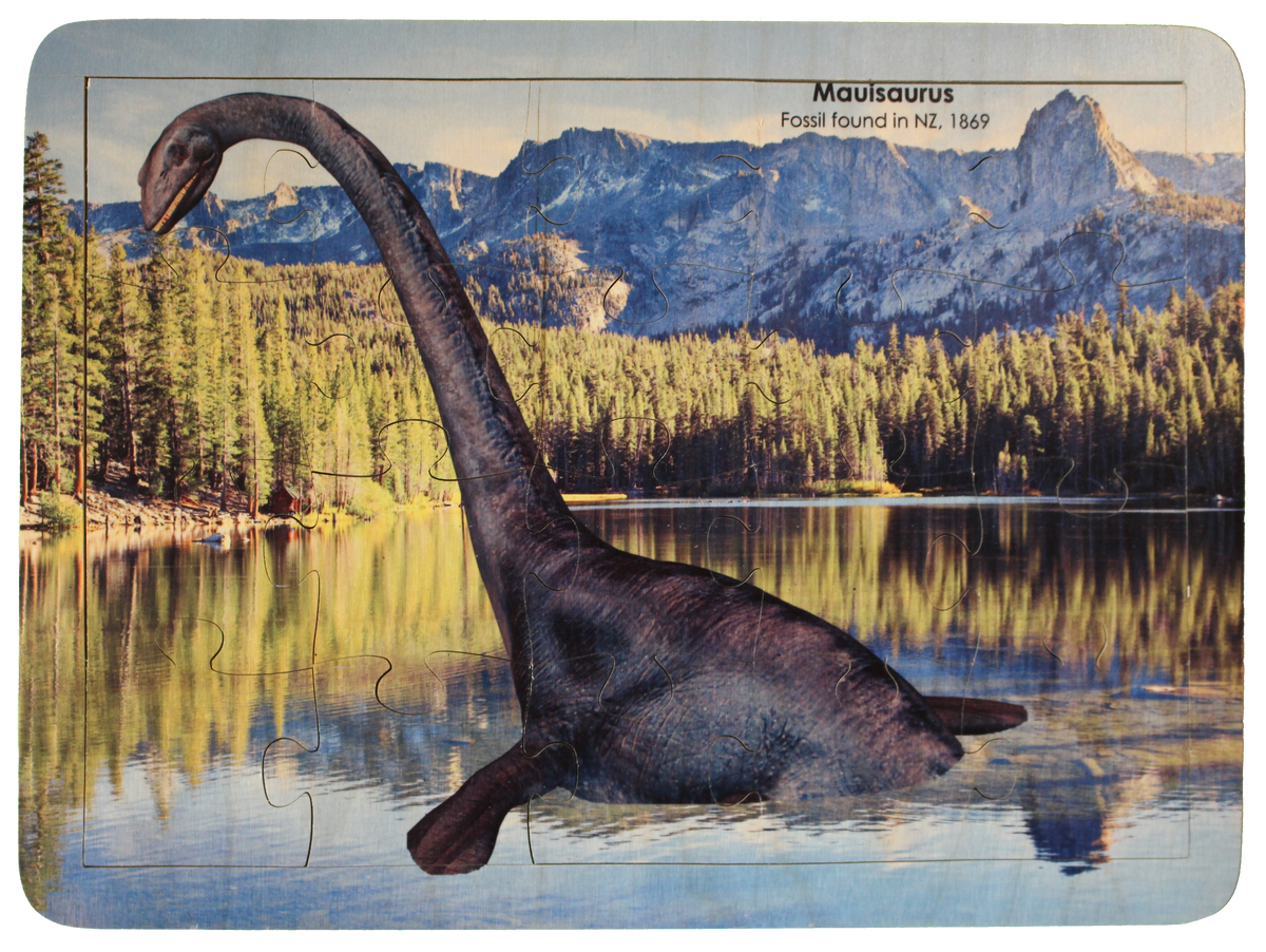 Wooden Mauisaurus Puzzle – Kiwi Made Toys