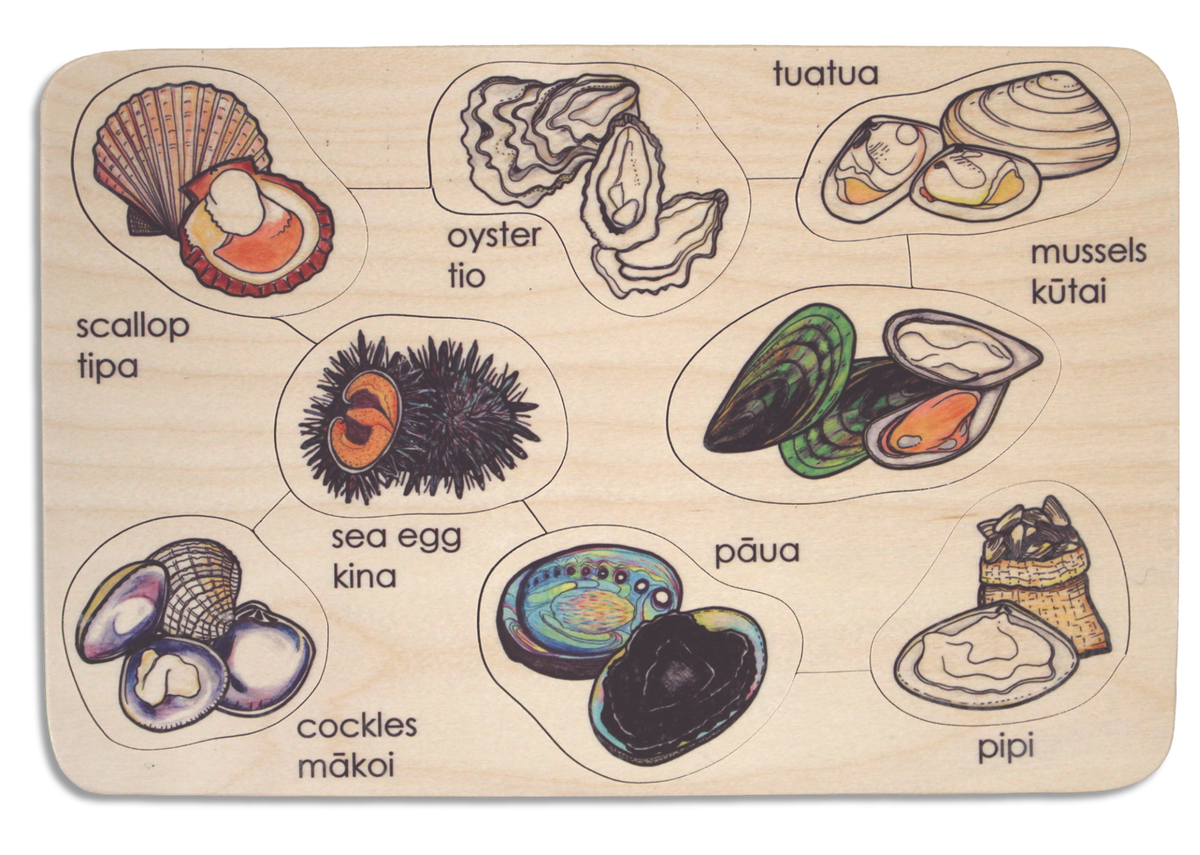 Wooden Kai Moana Puzzle – Kiwi Made Toys