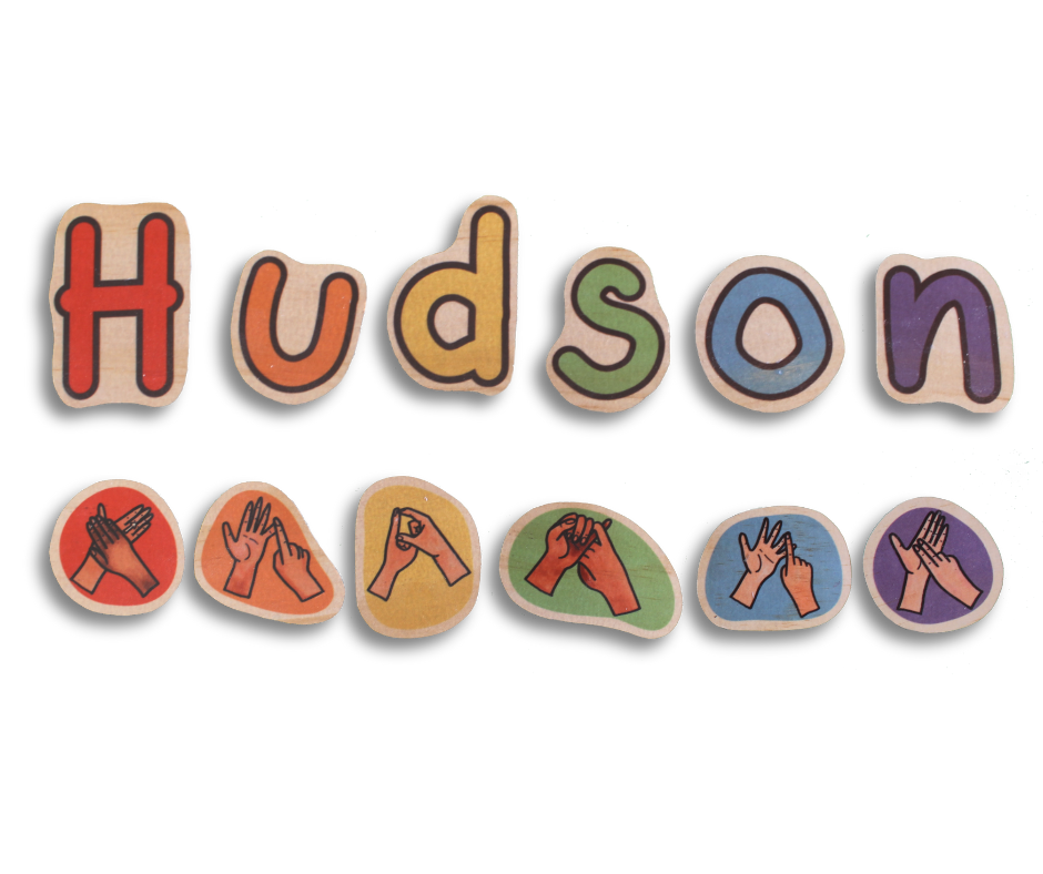 NZ Sign Language Name Magnets – Kiwi Made Toys