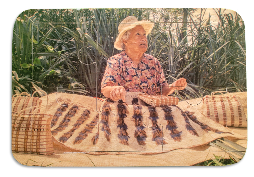Wooden Island Weaver puzzle – Kiwi Made Toys