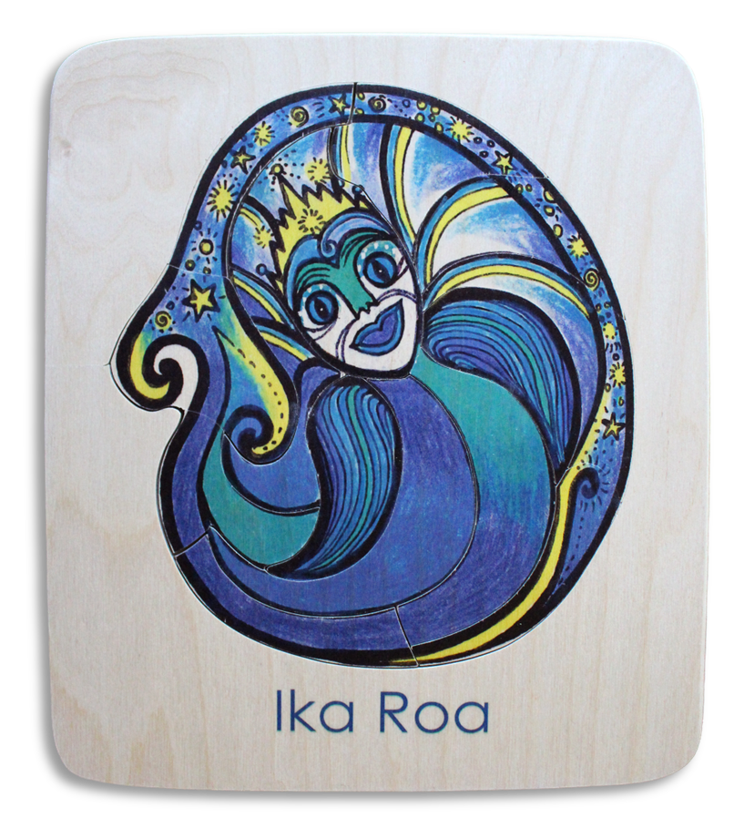 Wooden Ika-roa Puzzle – Kiwi Made Toys