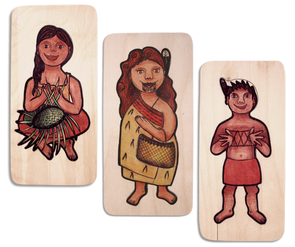 Wooden Tangata Whenua Puzzle – Kiwi Made Toys
